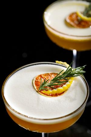 Bitter Citrus Cocktail with Rosemary Garnish Recipe | Rustle Up