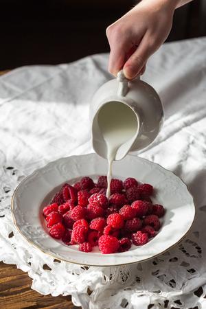 Homemade Raspberry Cream Recipe | Rustle Up
