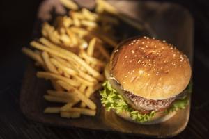 Humble Beef Burger with Homemade French Fries Recipe | Rustle Up